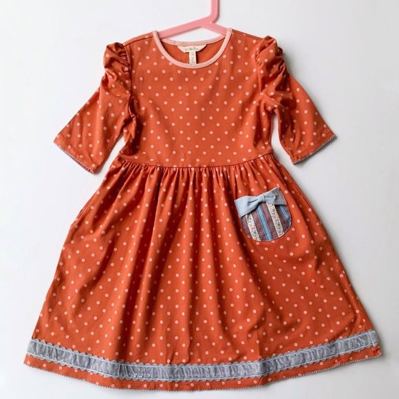 Matilda Jane | Dresses | Nwt Matilda Jane Girl Spot On Polka Dot Knit ...